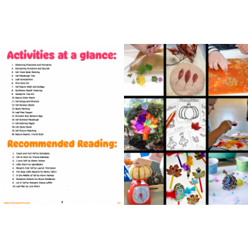 Toddler Unit Lesson Plans - Fall